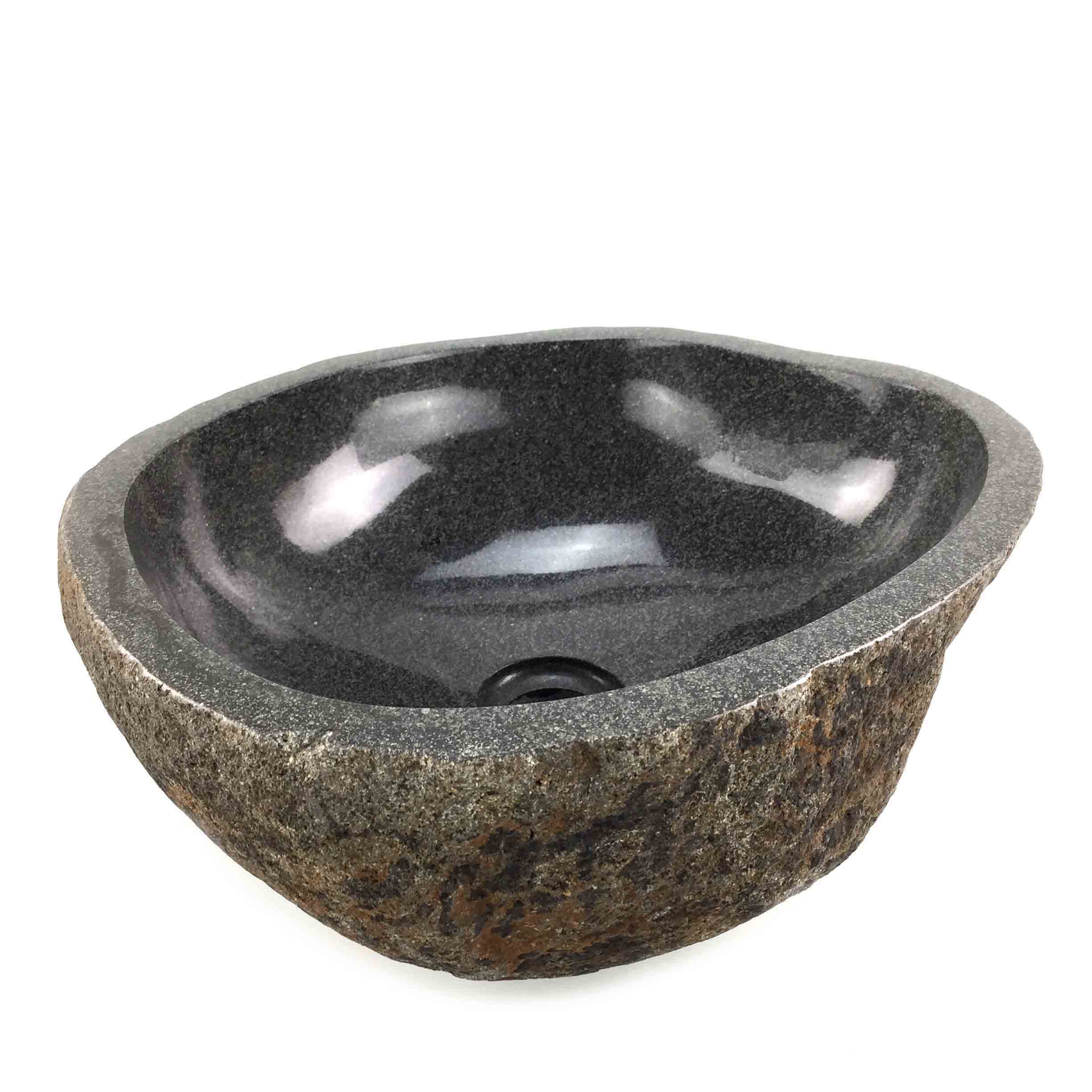 Natural Stone Basin 380mm x 360mm x 140mm (2130) – StoneBase