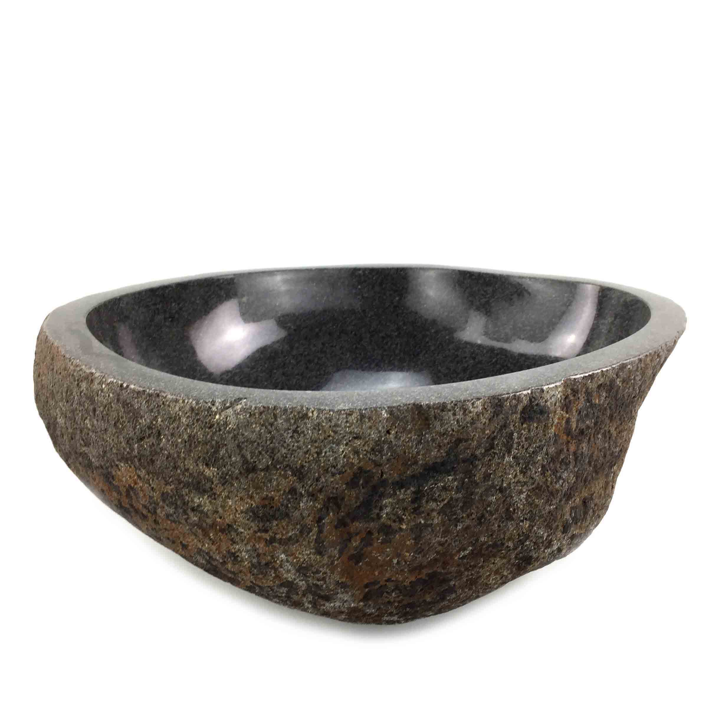 Natural Stone Basin 380mm x 360mm x 140mm (2130) – StoneBase