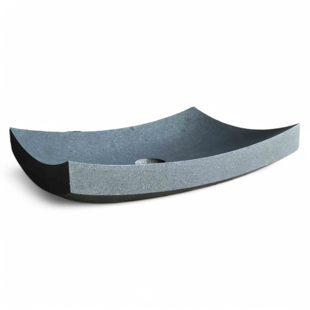 Japanese Matte Finish Stone Basin 500mm x 350mm x 120mm (2348) – StoneBase