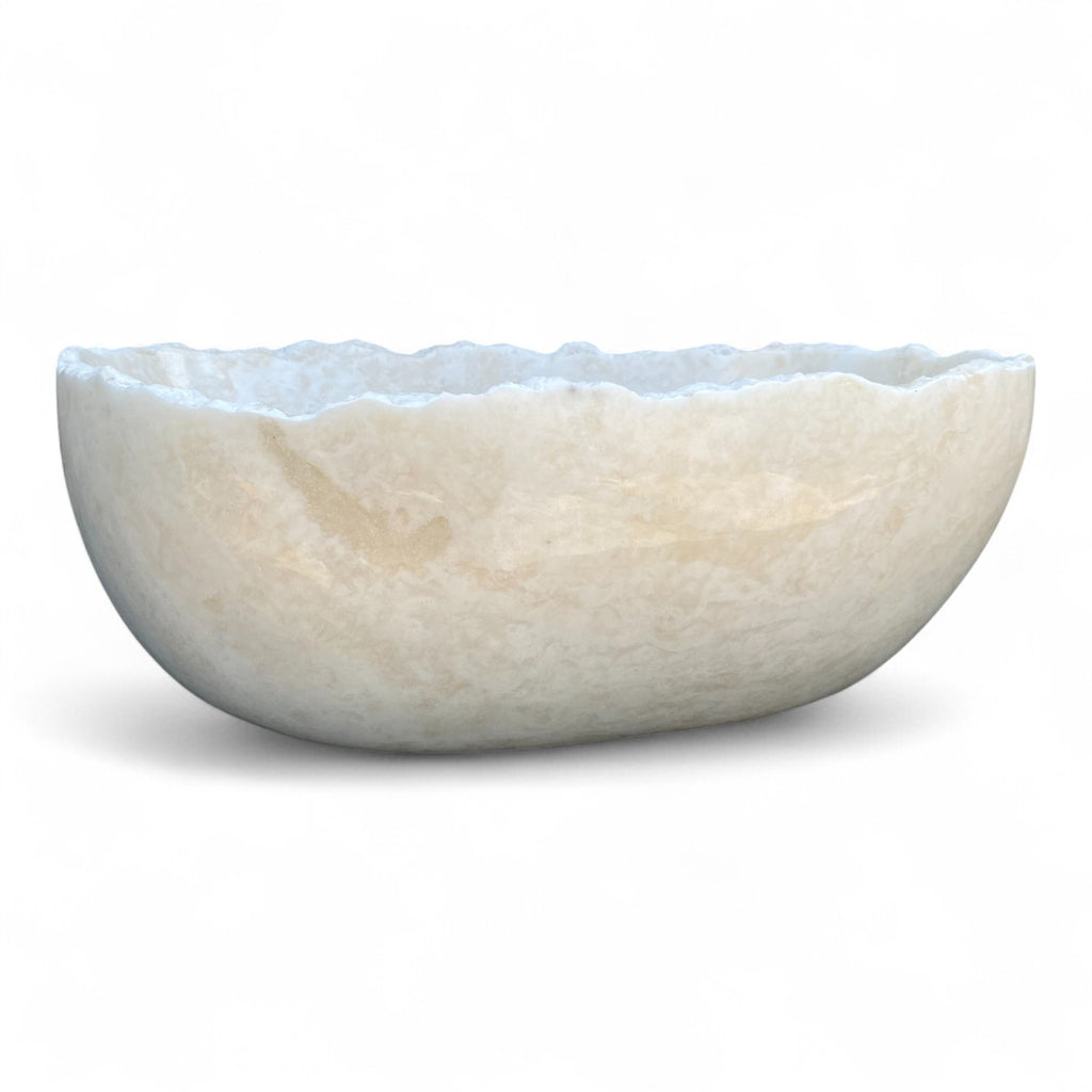 Onyx Natural Raw Edge Stone Basin 430mm x 285mm x 145mm (3311) – StoneBase