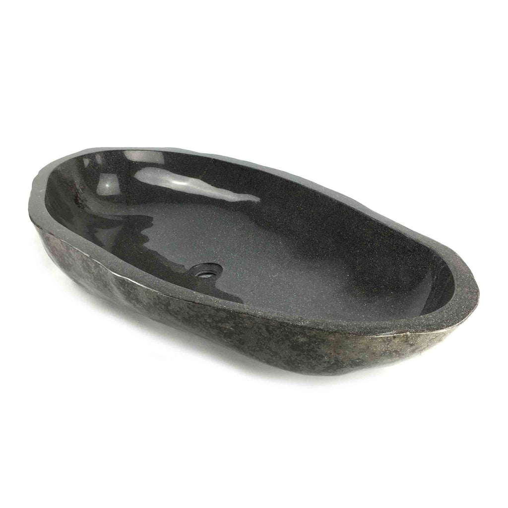 XL Double Polished Stone Basin 1060mm x 500m x 150mm (1216) – StoneBase