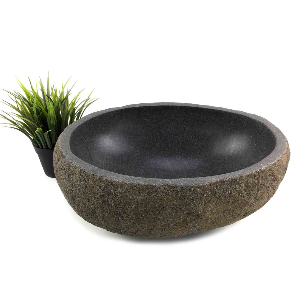 Stone Bowl Matte Inside Finish 380mm x 300mm x 150mm (1653) – StoneBase